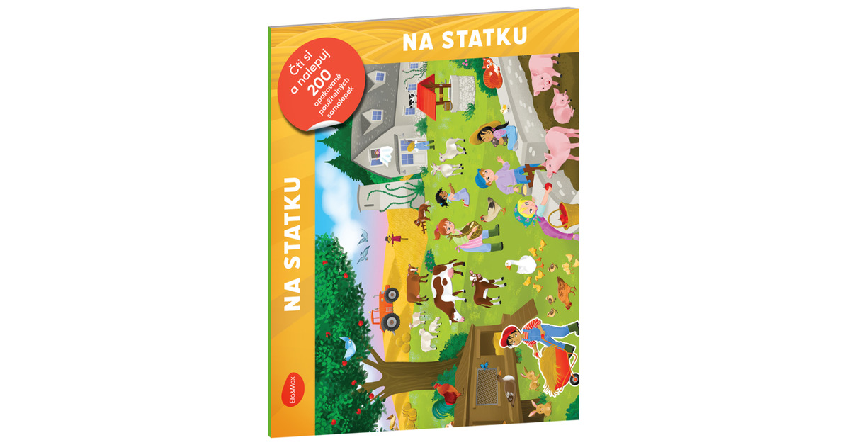 ELLA & MAX - Чети и лепи – НА ФЕРМАТА, книга със стикери | ZOOT